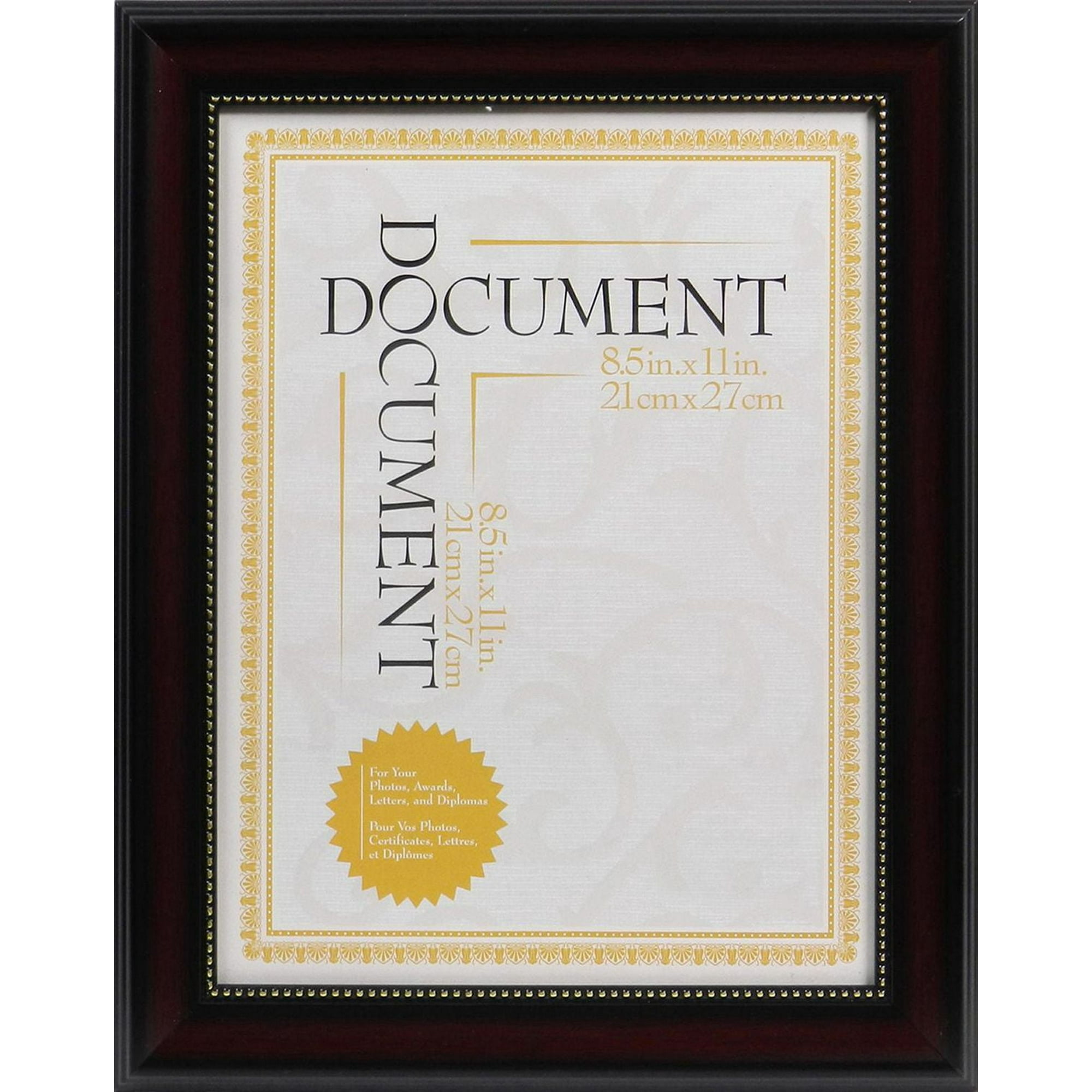 Click here for Hometrends Harrison Certificate Frame 8.5x11in Che... prices