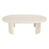 Risan Coffee Table Whitewashed - Walmart.com