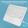 Wngpng Bluetooth Wireless Keyboard For Ios Android Windows Tablet Mini Pro Air Touchpad Mini