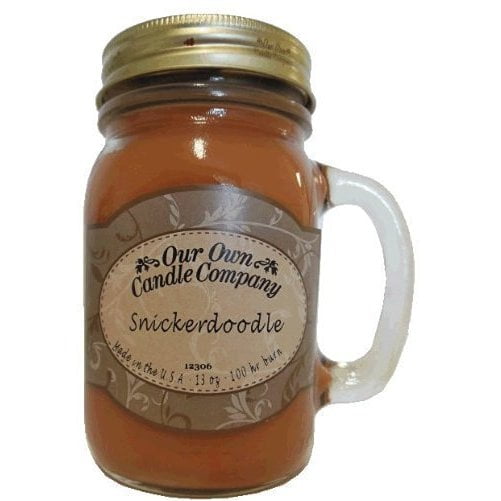 Snickerdoodle Scented 13 Ounce Mason Jar Candle By Our Own Candle ...