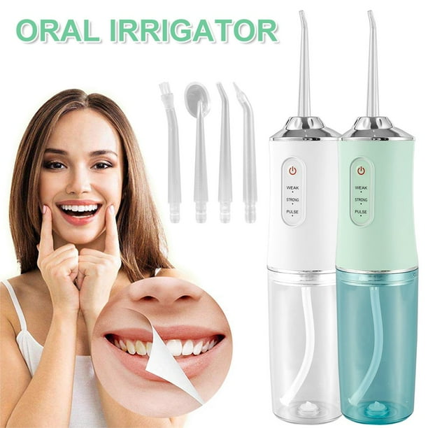 OUSITAID 230ML Professional Water Flosser wtih 3 Modes and 4 Nozzle ...