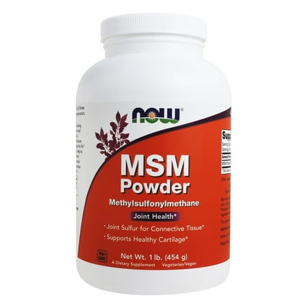 NOW Foods - MSM Methylsulfonylmethane Joint Health Powder - 1 lb ...