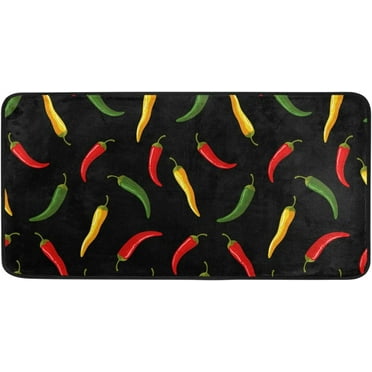 CGDYCF 5'x8' Natural Bamboo Area Rug with Anti-Slip Backing, Durable ...