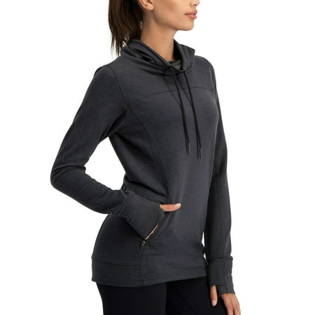 Dry Fit Running Pullover Womens - Fleece Cowl Neck Run Sweater Jacket ...