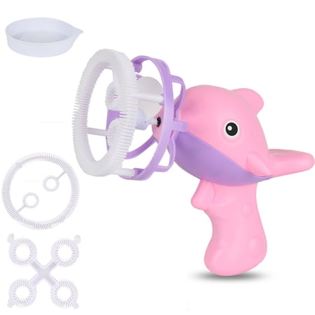 Fan Bubble Machine Cartoon Electric Dolphin Outdoor Bubble Blower ...