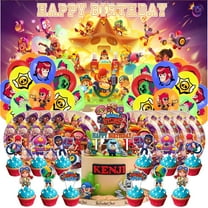 Brawl Stars Party Decorations Set Kit Balloons Birthday Decor Cake ...
