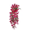 AURIGATE Artificial Hanging Orchid Flower 29.5 Inch, Fake Wall-Mounted ...