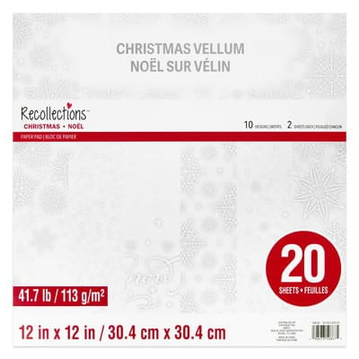 48 Pack: Linen Paper by Recollections™ - 12" x 12" - Walmart.com