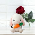 Awevudst Cute Easter Bunny Plush Toy, Lovely Soft Animal Stuffed Dolls ...