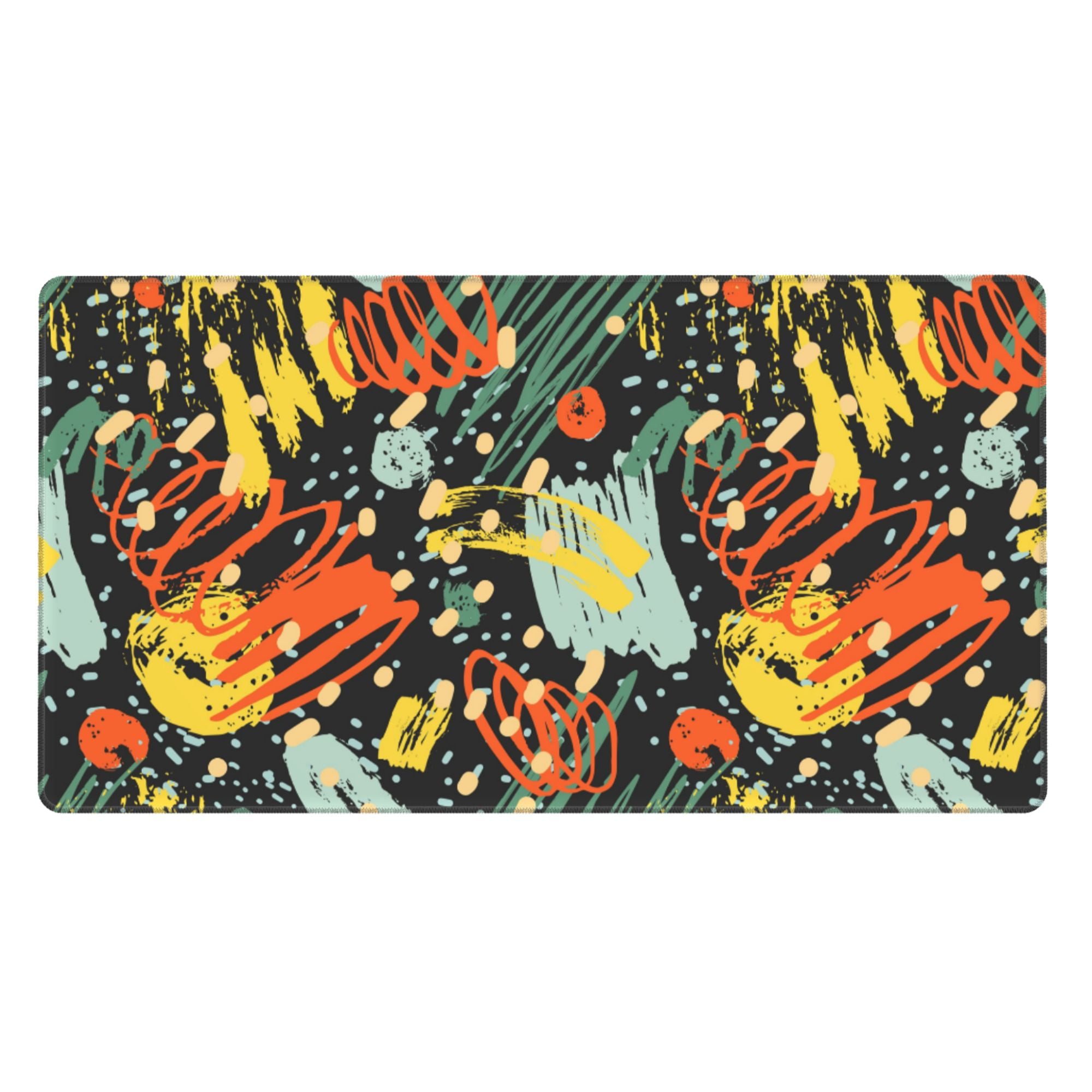 ZICANCN Gaming Mouse Pad, Multicolor Splash Ink Graffiti Large Mouse ...