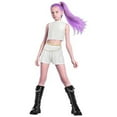BENJAMJAM 2-9Y Pop Star Inspired Costume Set - White Cropped Jacket ...