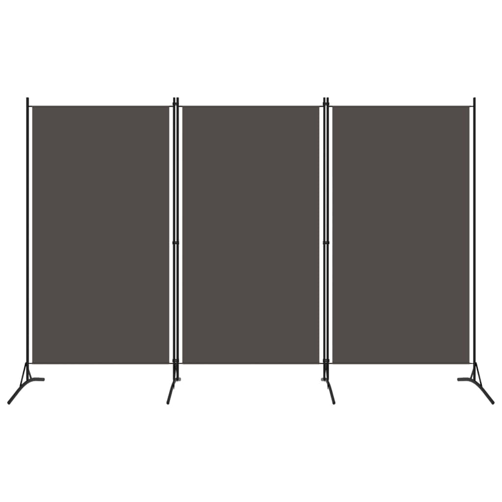 Click here for Vidaxl 3-Panel Room Divider Anthracite 260x180 Cm... prices