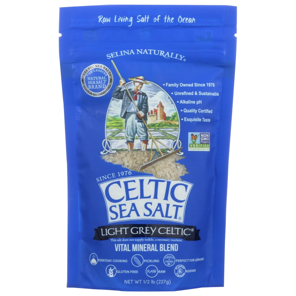 Celtic Sea Salt Light Grey, 8 Oz - Walmart.com - Walmart.com