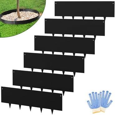 Garden Edging for Landscaping Metal Corten Steel DIY Divider Flower Bed ...
