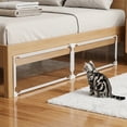Transparent Plastic Under Bed Blocker Guard Board for Pets, Gap Barrier ...