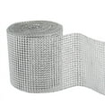 BalsaCircle 4.5" x 30 feet Silver Diamond Roll Wedding Party Favors ...