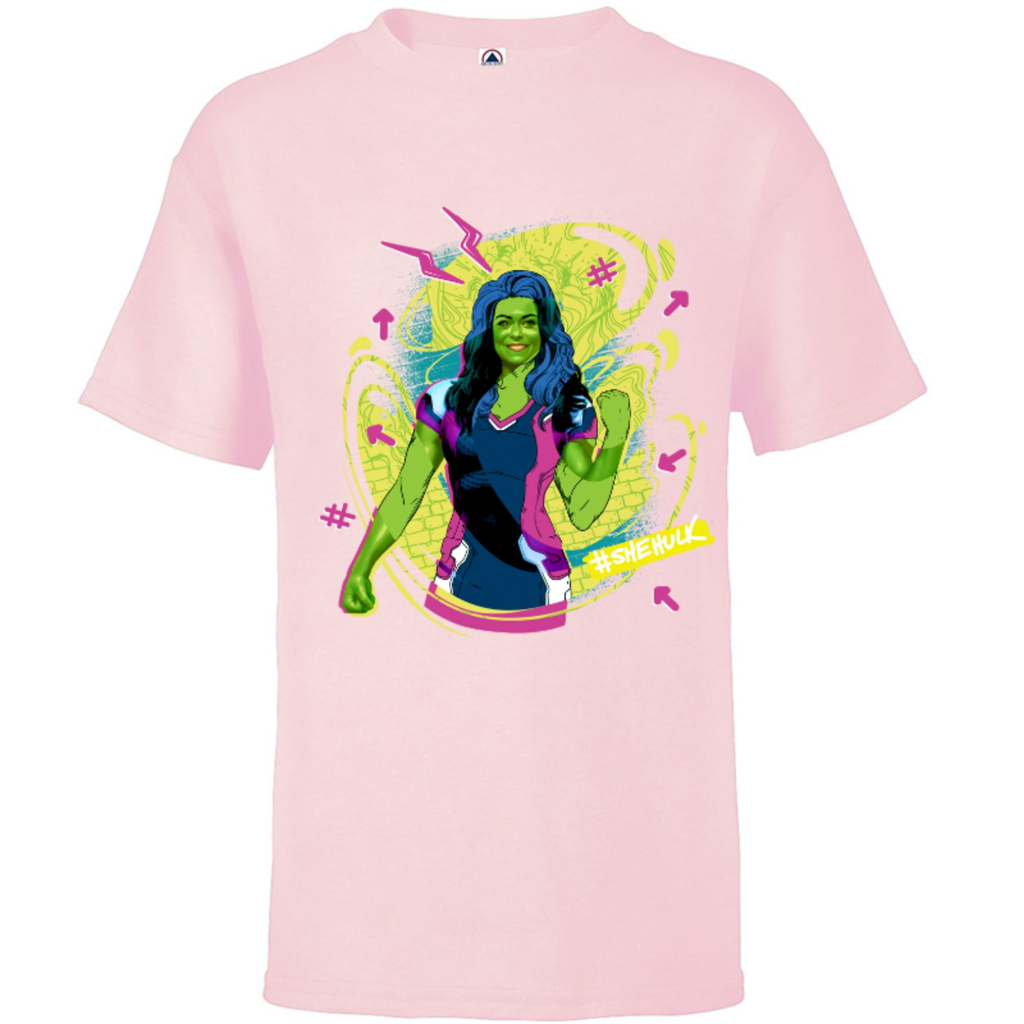 Marvel She-Hulk Jennifer Walters #She-Hulk Hashtag - Short Sleeve T ...