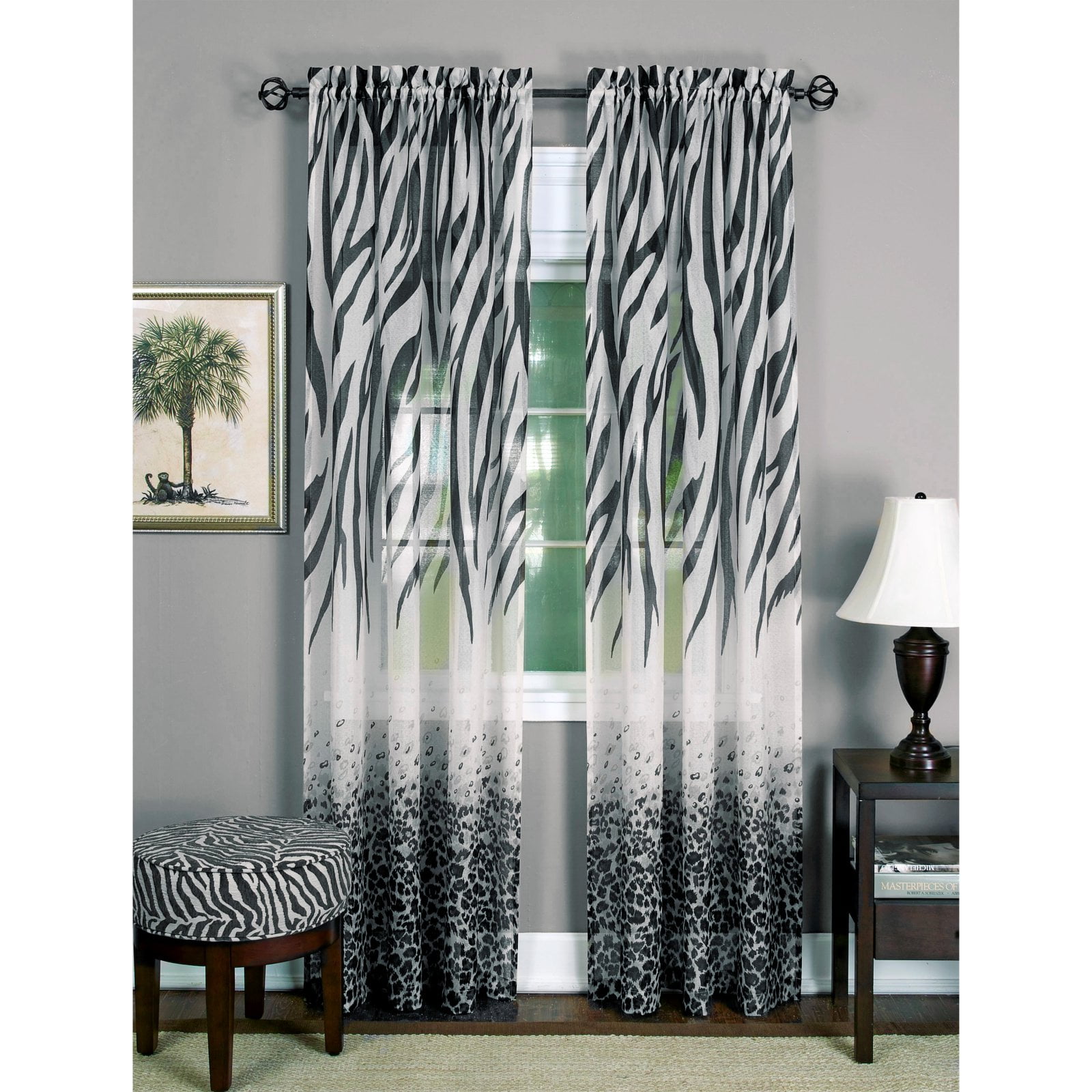 Achim Kenya Curtain Panel Walmart Walmart achim-kenya-curtain-panel-walmart-walmart