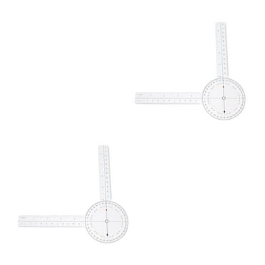 12 Inch Goniometer,Transparent Orthopedic Angle Ruler Plastic ...