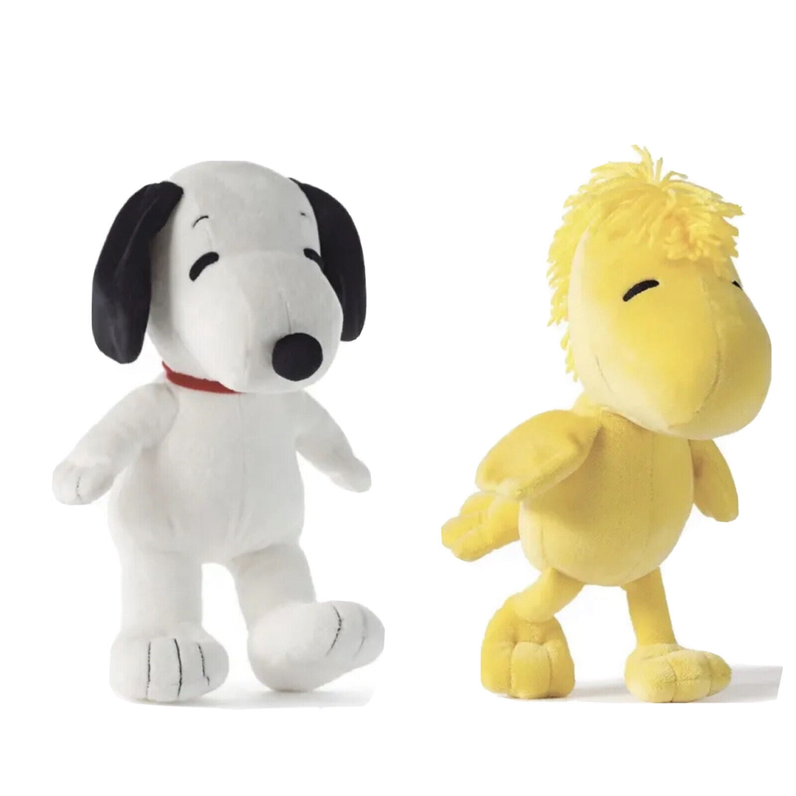 12" Woodstock $ Snoopy Set Of 2 Plush Holiday GIFT Doll Peanuts New ...