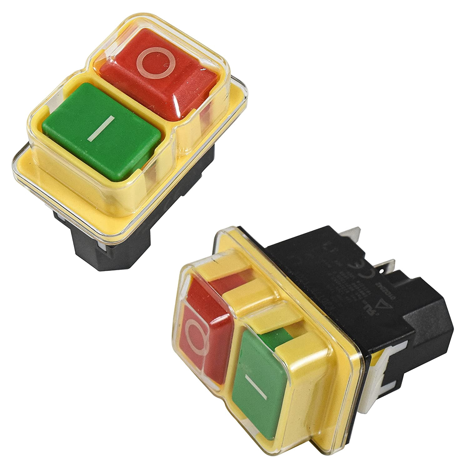 HQRP 2-Pack On-Off Electromagnetic Switch 4-Pin Compatible with Jet ...