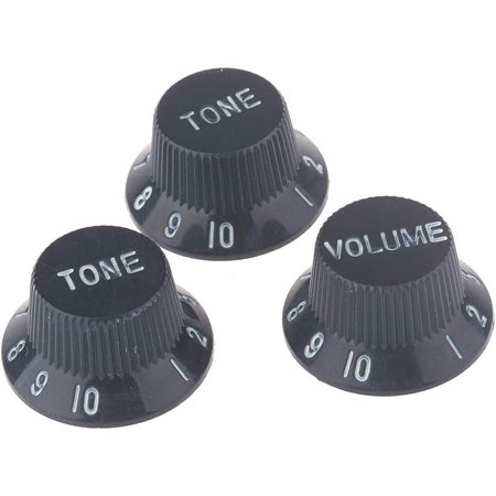 QUETO Metric Strat Knobs 1 Volume and 2 Tone Knobs for Fender ...