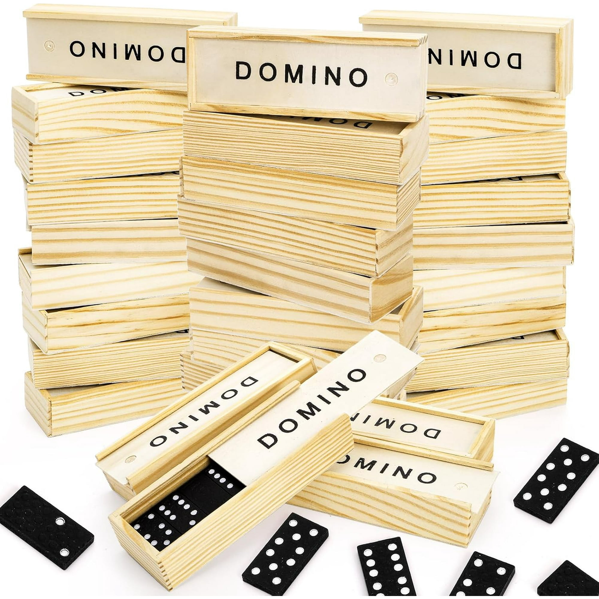 Click here for Salafire 30 Pack Mini Wooden Dominoes Set  Double... prices