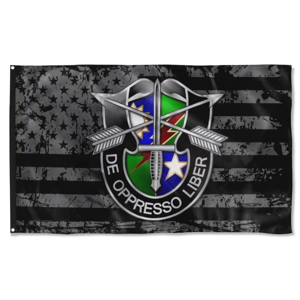 Cayyon Custom Subdued Ranger Sf Flag 3x5Feet Military Banner with 2 ...