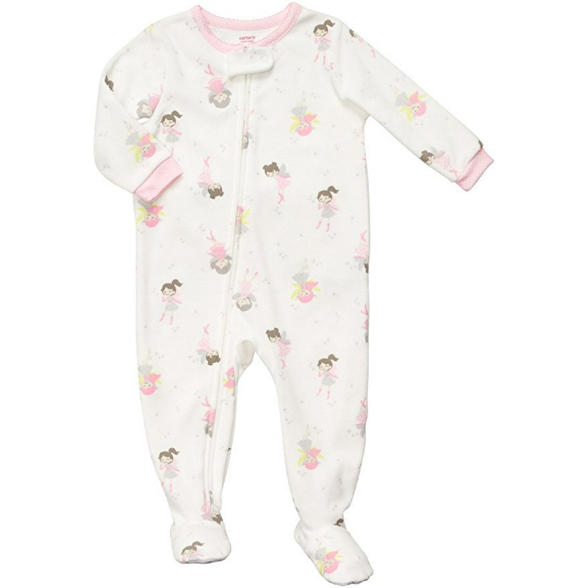 Click here for Carters Little Girls Fleece Sleeper Pajamas - Fair... prices
