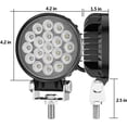 Tractor Lights 2 count 4 Inch 12v Flood Light Round Work Lights for ...