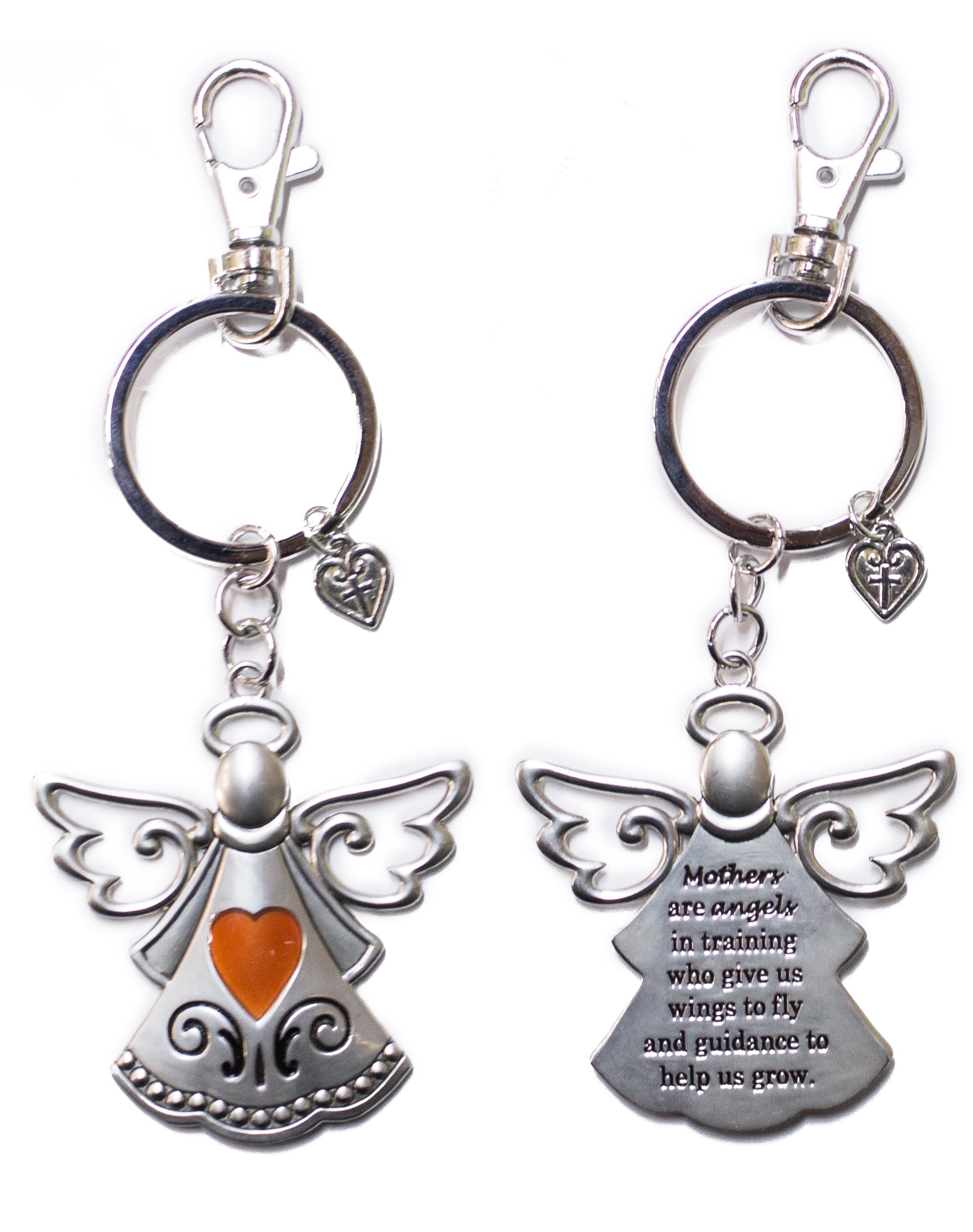 Special Angel Zinc Key Chain w/ Clip & Story Card - Motherhood ...
