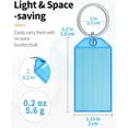 20 Pack Tough Plastic Key Tags with Split Ring Label Window, Assorted ...