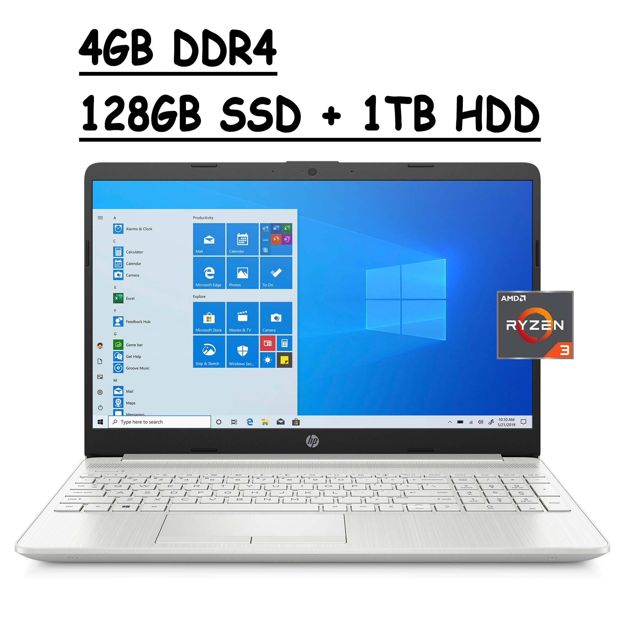 2021 Flagship HP 15 Laptop Computer I 15.6" HD Micro-edge Bezel Display ...