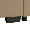 Cloudies Velvet Storage Ottoman Sofa with Hidden Storage & High ...