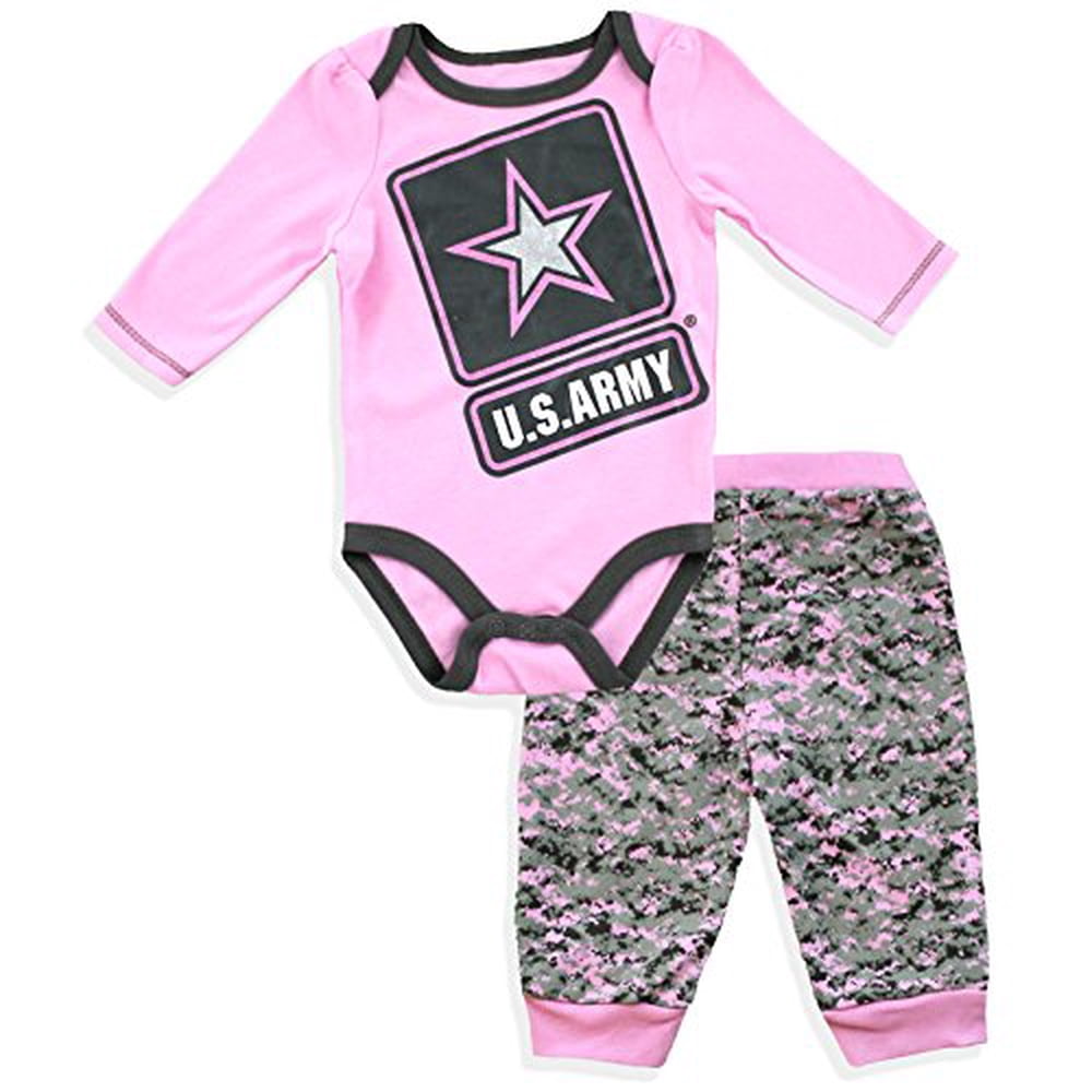 U.S. Army - U.S. Army Infant Baby Girls' and Boys' 2-Piece Pants ...