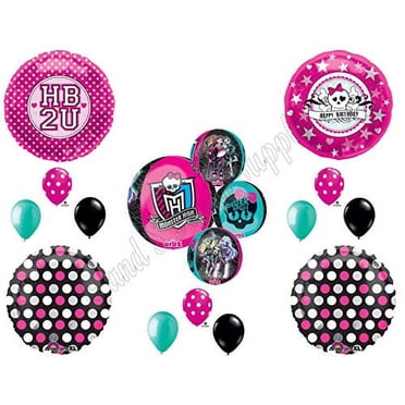 Monster High Birthday Party Supplies Diamonds Balloon Bouquet ...