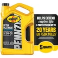 Pennzoil Ultra Platinum Full Synthetic 5W-30 Motor Oil, 5 Quart (3 Pack ...