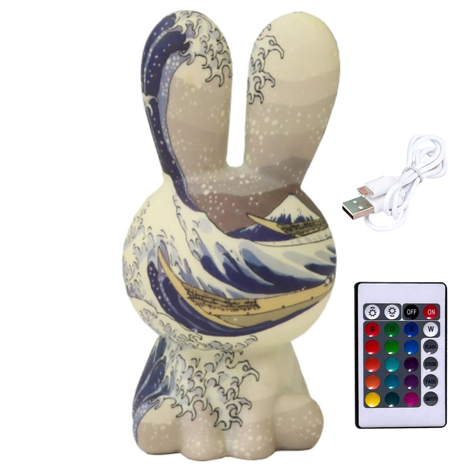 Lomubue LED Rabbit Light Creative Shape Adorable Appearance Lighting ...