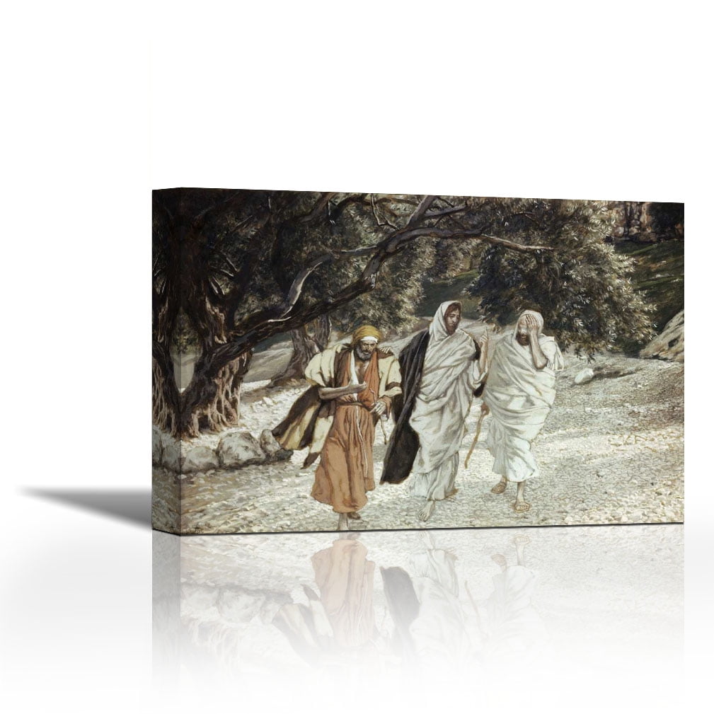 Disciples On The Road To Emmaus - Contemporary Fine Art Giclee on ...