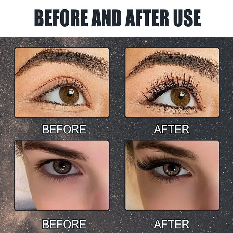 Natural False Eyelashes Before And After