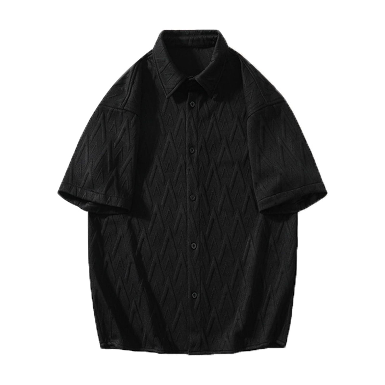 Click here for Ylioge Button-Down Shirts For Men Short Sleeve M-5... prices