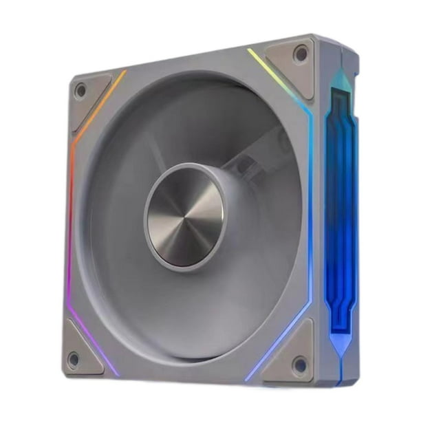 Ventilador de CPU, ventilador de chasis, 5V, 3 pines, ARGB, fácil instalación, 12cm, buena ...