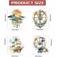 4Pcs 4 Styles Plastic Heat Transfer Film Logo Stickers Set for DIY T ...