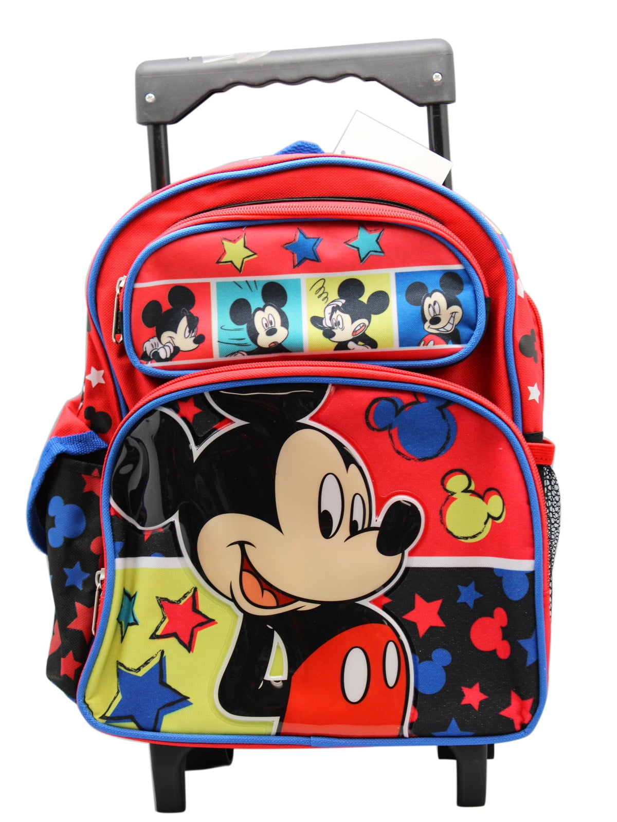 Mickey Mouse Various Emotions Graphic Small Rolling Backpack (12in ...