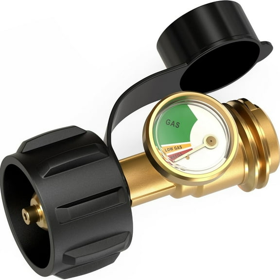 Tank Gauge Level LP Gas Meter Color Coded Universal for Cylinder, BBQ ...