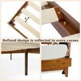 Full Size | Caden 55x82x15in Deluxe Bed Frame with Adjustable Headboard ...