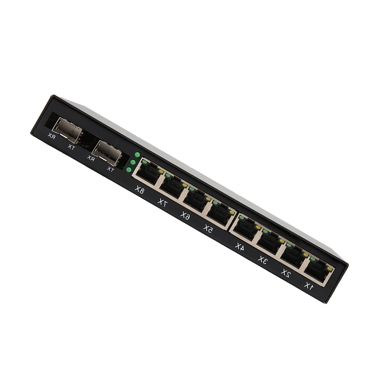 Media Converter, 8 Port Switch DC 5V Plug And Play For Signal ...