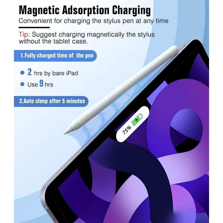 MoKo Wireless Charging Stylus Pen for iPad,Apple Pencil 2nd MoKo Wireless Charging Stylus Pen for iPad,Apple Pencil 2nd