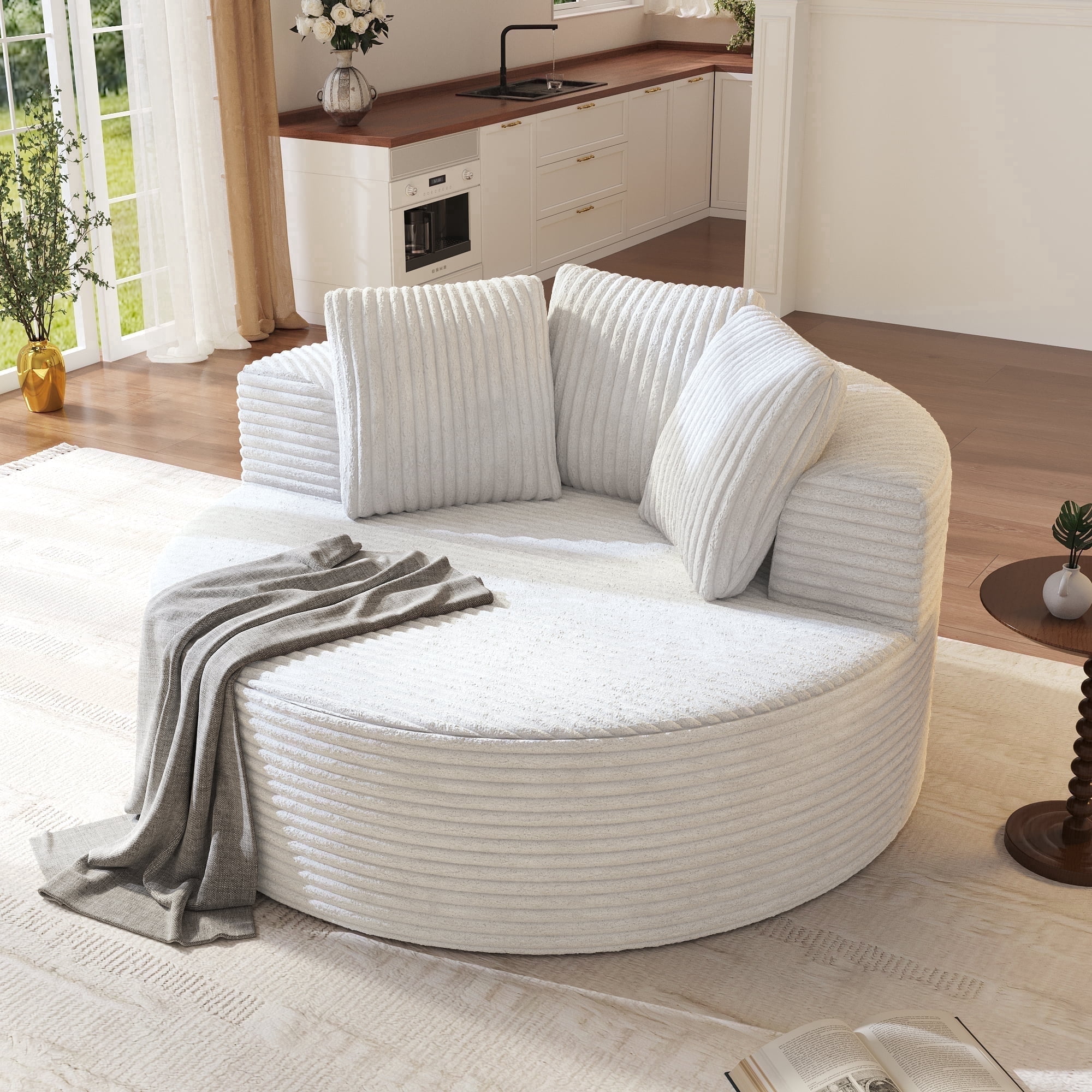 Click here for Sdorens Oversized Chaise Lounge Indoor modern Lazy... prices