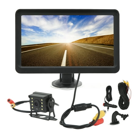 Rear View Camera Monitor System, IP69K Waterproof Parking Cam 7in TFT ...